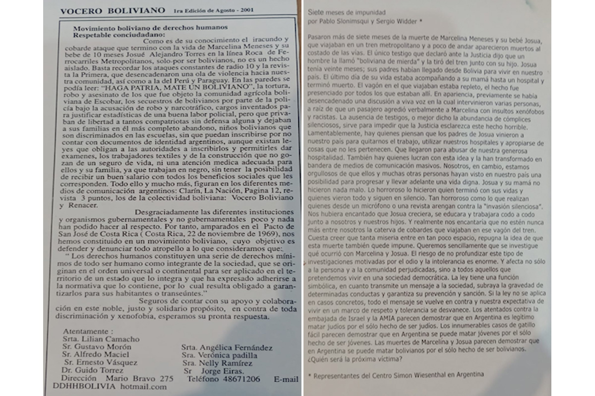 Reyna Torres: “Notamos que entre las personas migrantes vuelve a haber ...