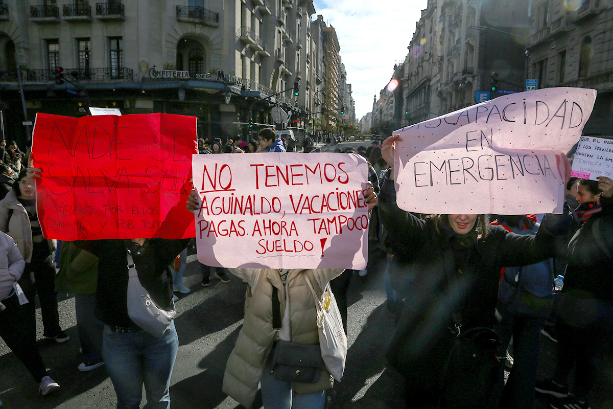 Jornada federal para reclamar la sanción de la Ley de Emergencia en Discapacidad